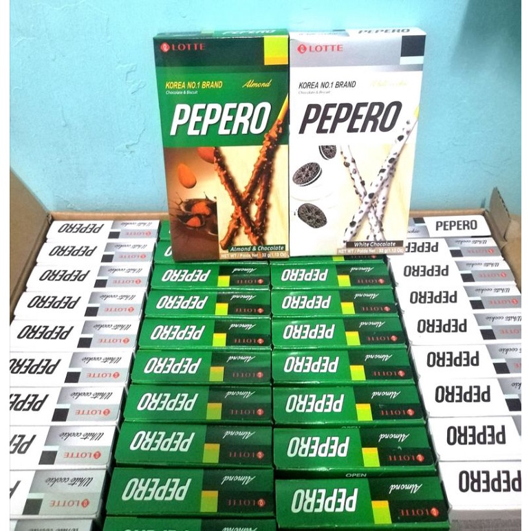 Lotte Pepero per Box 40pcs | Shopee Philippines