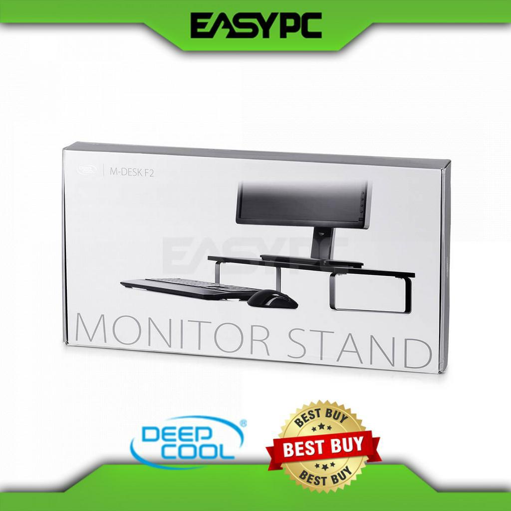 Deepcool M-Desk F2 Monitor and Laptop Stand Black, Affordable Monitor ...