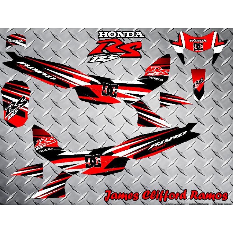 Honda Rs 125 Full Decals Sticker | Shopee Philippines