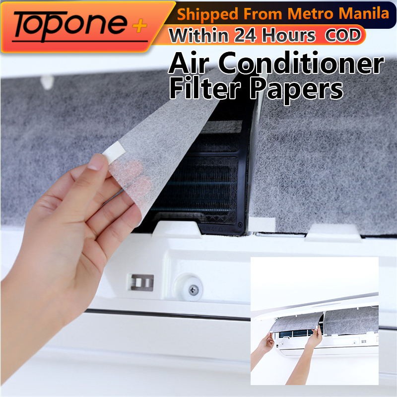 2pcs Anti-dust Air Conditioner Filter Papers Cuttable Household DIY Air ...