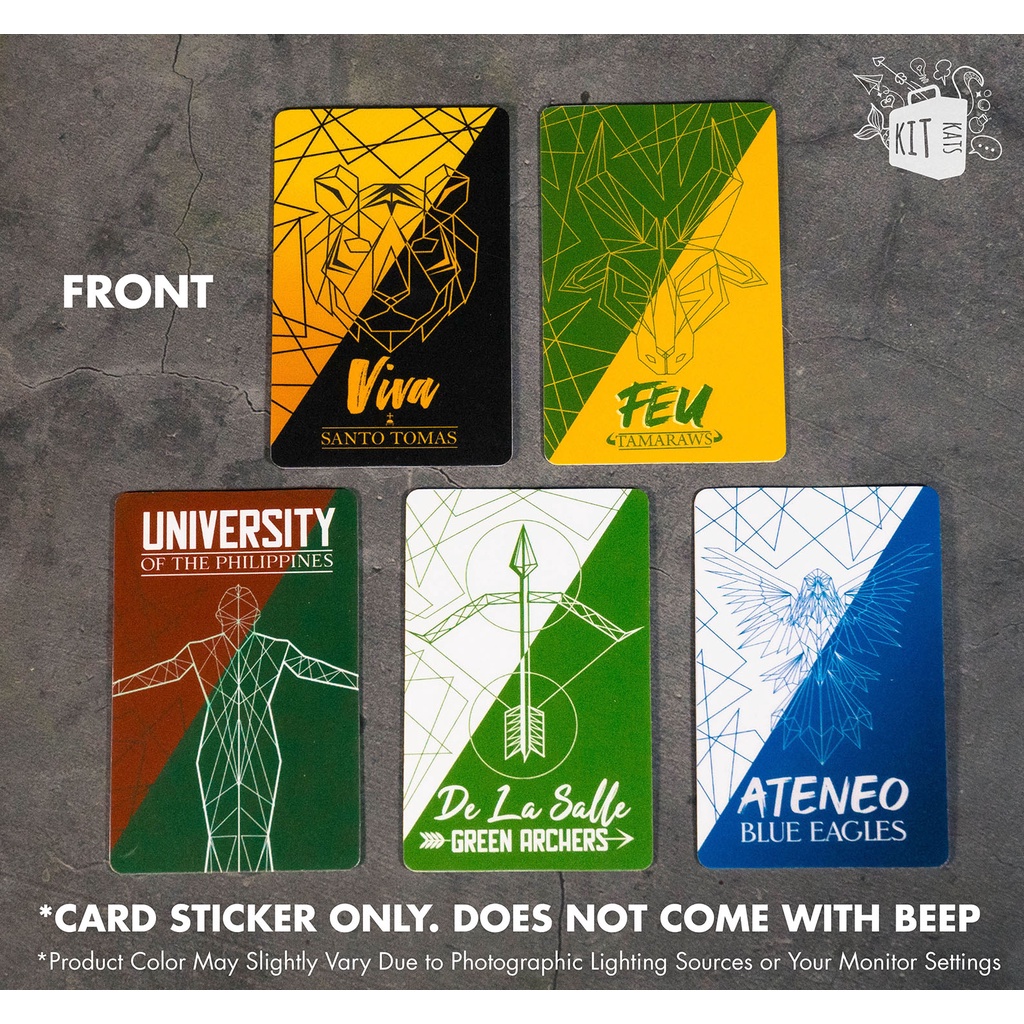 UST ATENEO FEU UP DE LASALLE SCHOOL INSPIRED BEEP SKINS STICKERS ...