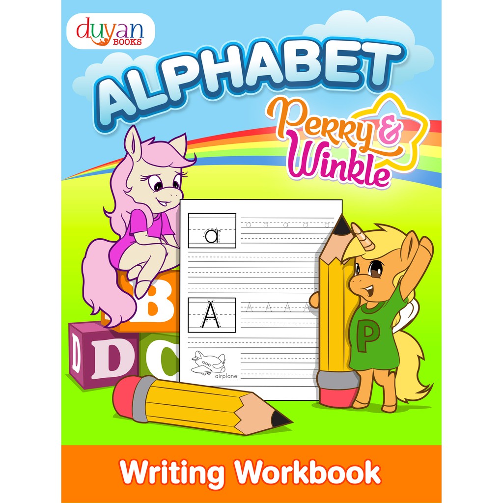 Alphabet Writing Workbook - Activity Book For Kids Ages 8 And Below ...