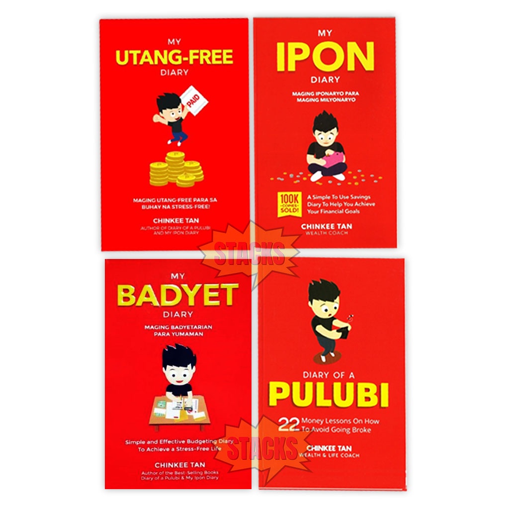 4n1 Bundle My Ipon Pulubi Badyet and Utang-Free Diaries Chinkee Book Self-Help Financial Book ...