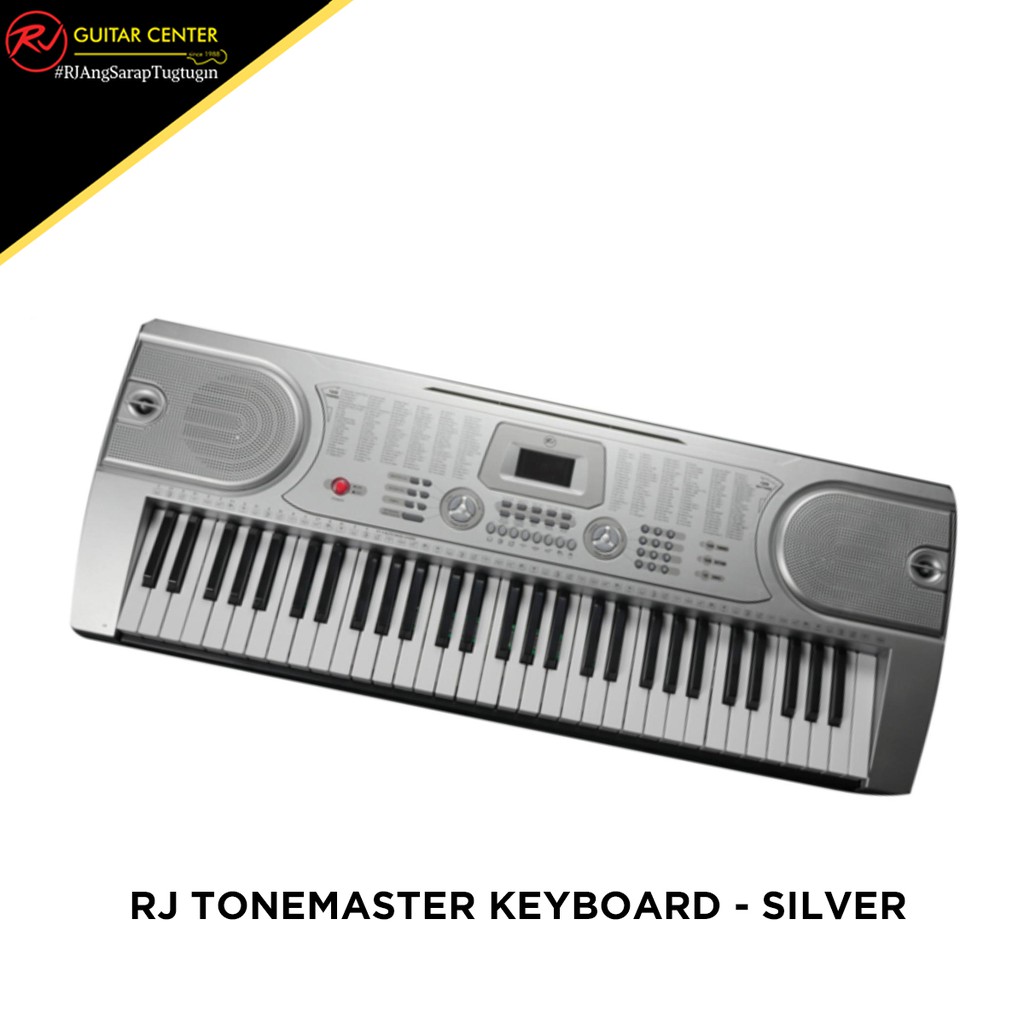 RJ Guitars - Tonemaster Keyboard - Silver | Shopee Philippines