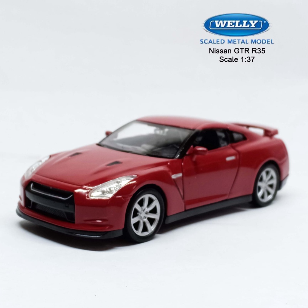 Welly Diecast Car Nissan GTR R35 1:37 Scale | Shopee Philippines