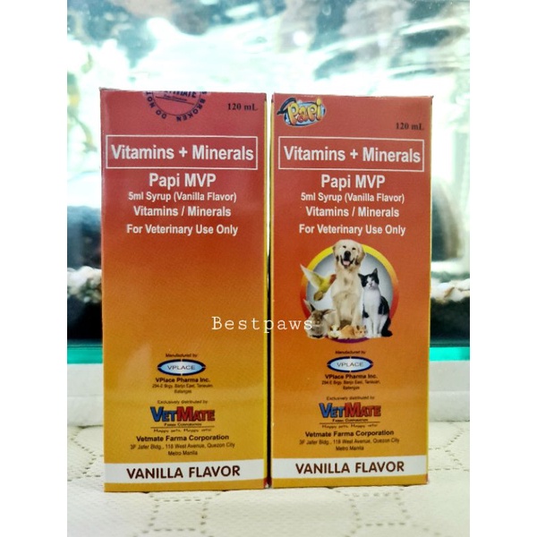 PAPI MVP Multivitamins 120ml Legit | Shopee Philippines