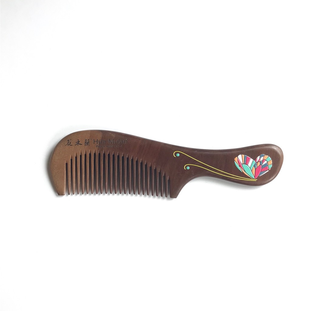 Hua Mulan C17-1 Peachwood with Colored Emboss Comb | Shopee Philippines