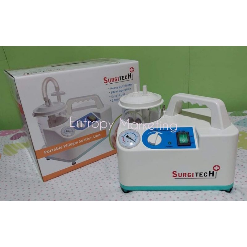 Surgitech Phlegm Portable Suction Machine | Shopee Philippines