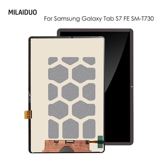 Front Display For Samsung Galaxy Tab S7 FE SM-T730 SM-T733 SM-T735 T736 ...