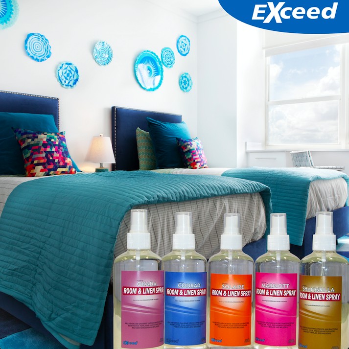 Exceed 300ml Room and Linen Spray Disinfectant hotel scents | Shopee Philippines