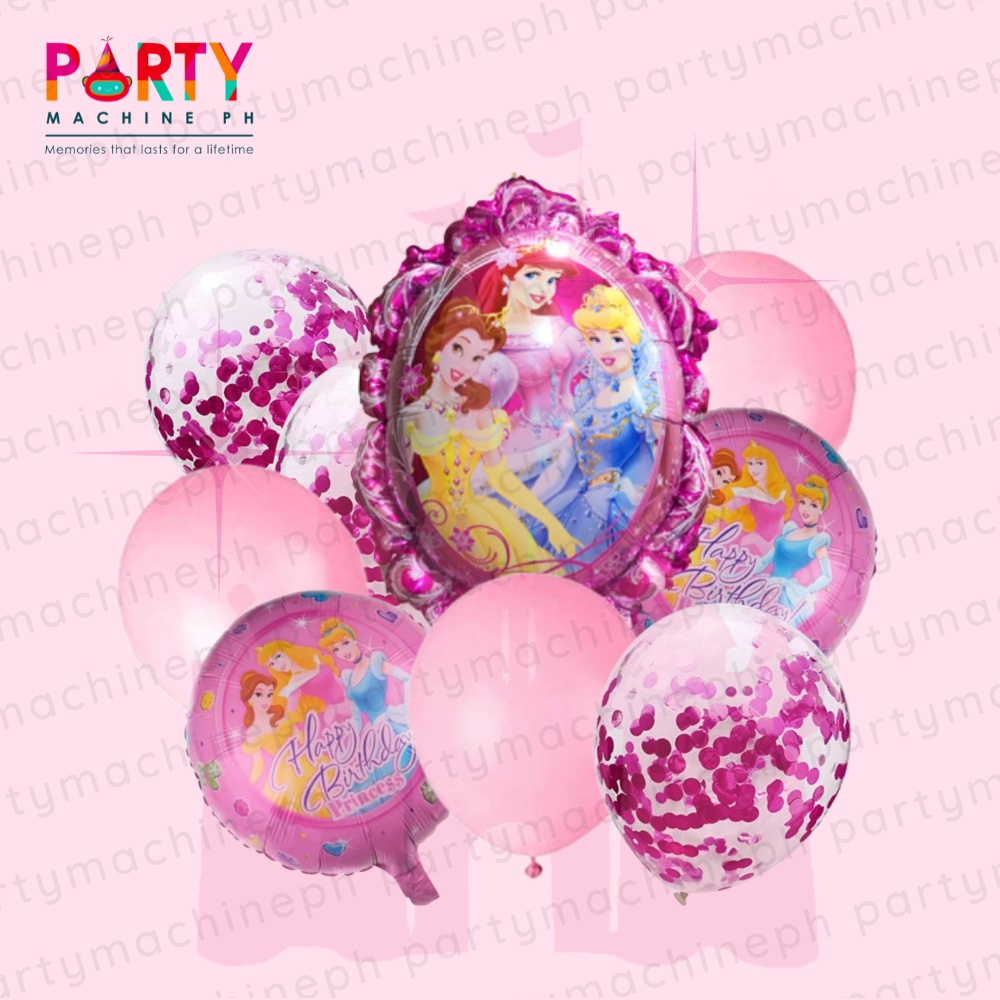 9in1 Disney Princess Balloon Set / Disney Princess Shape Balloons ...