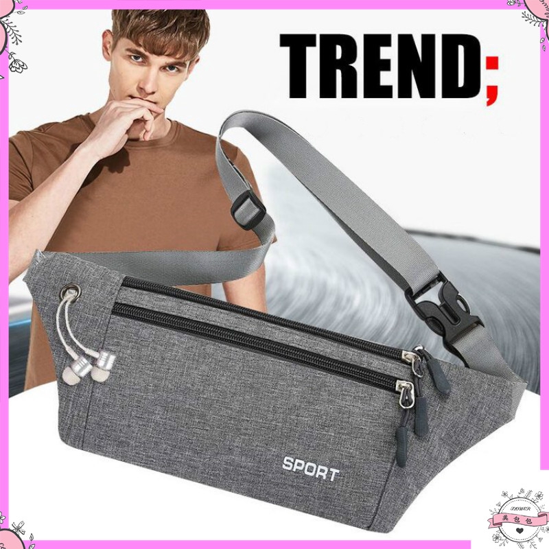 FCE Men's Waist Bag Belt Bag Running Waist Bag Sports Portable Gym Bag ...
