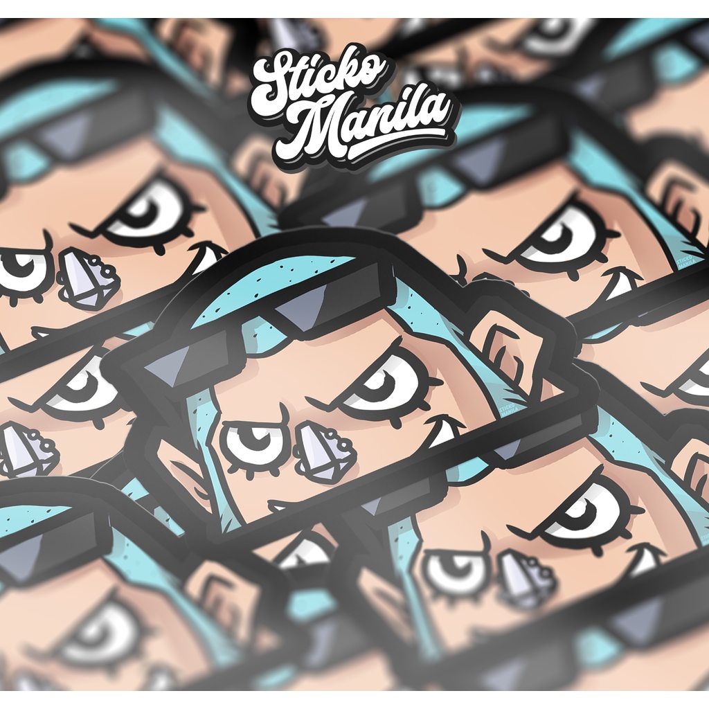 Sticko Manila : One Piece - Franky (Peeker) | Shopee Philippines
