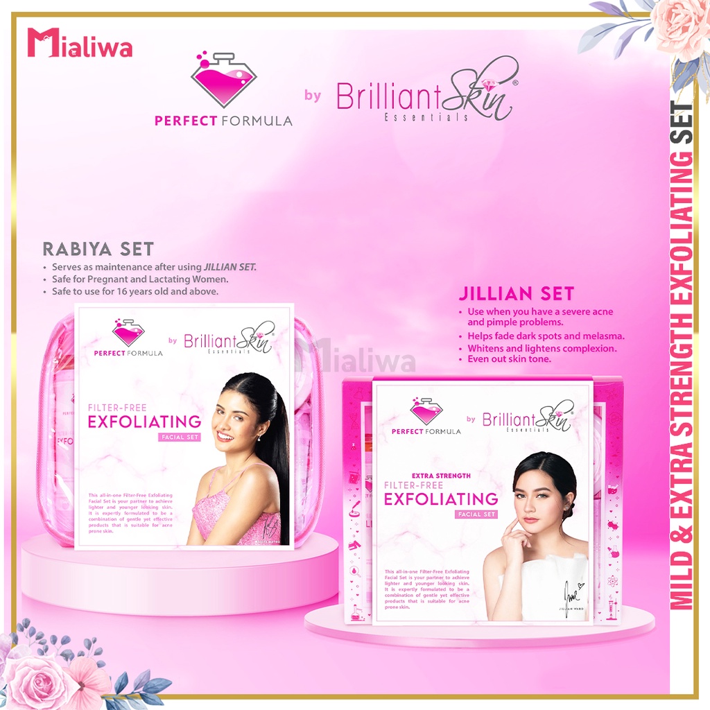 Perfect Formula Mild Set & Extra Strength Exfoliating Facial Set, Dark ...