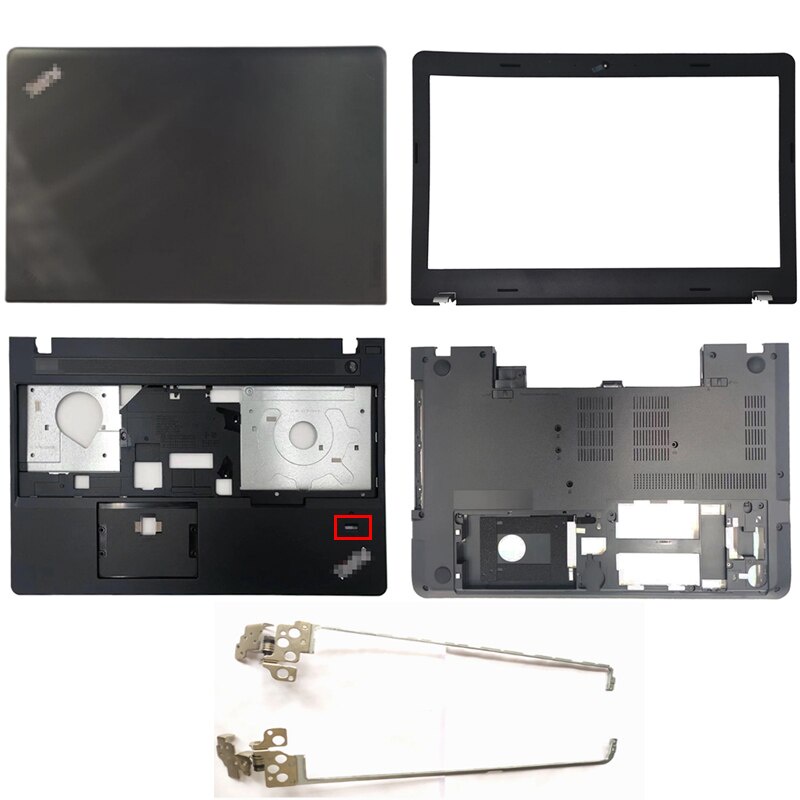 NEW For Lenovo Thinkpad Laptop E570 E570C E575 Series Black LCD Back Cover/Front Bezel/Hinges ...