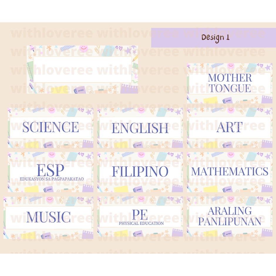 Notebook Subject Stickers Subject Sticker Subject Lab Vrogue co