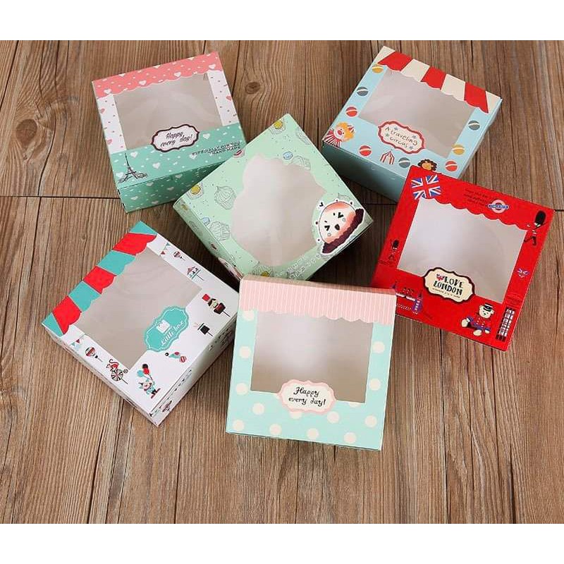 20 pcs Pastry Box Cookie Box Egg Tart Box | Shopee Philippines
