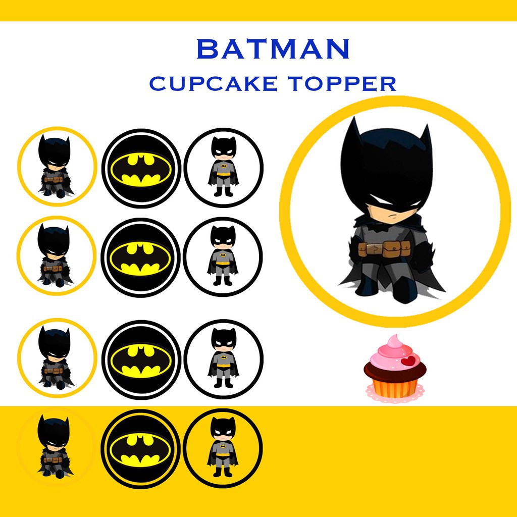 Batman Cupcake Liners