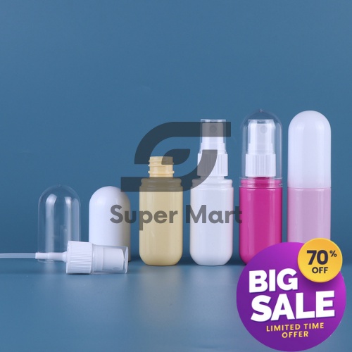 SM Capsule Shape Alcohol Spray Bottle Colored With Plastic | Shopee ...