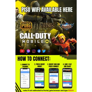 Piso Wifi Tarpaulin LPB 4 Different Designs READ DISCRIPTION BELOW ...