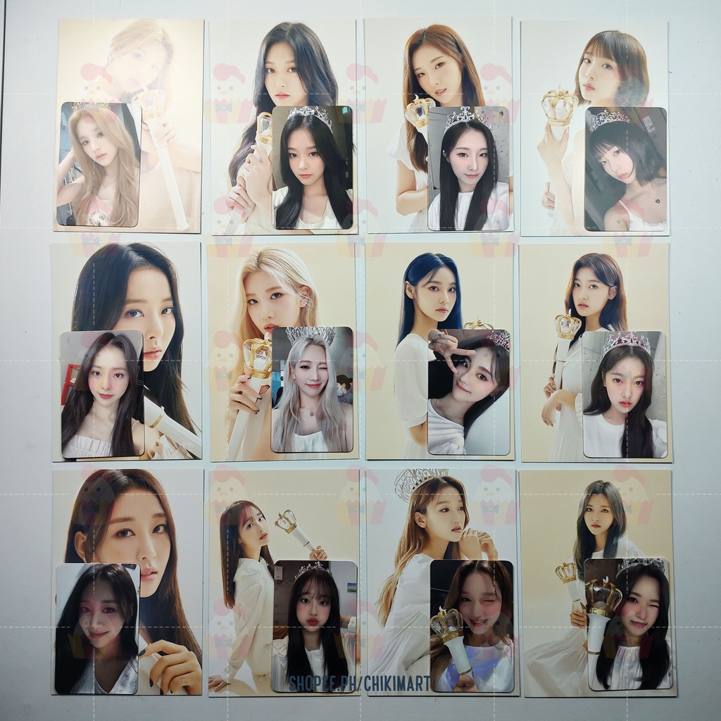LOONA 1st Anniversary Lightstick Official Photocard + Postcard Member ...