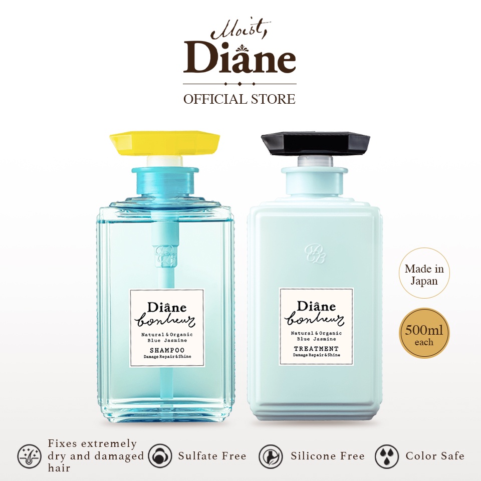 Diane Bonheur Blue Jasmine Shampoo and Treatment Set (500 ML each ...
