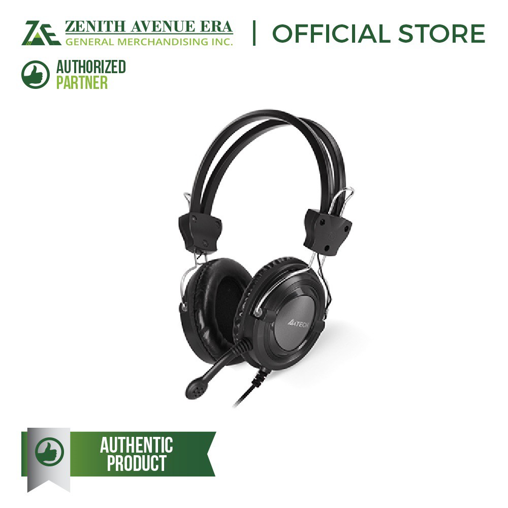 A4Tech Hs-19-1 Headset W/ In Line Mic Grey | Shopee Philippines