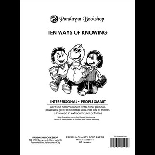 Pandayan Writing Notebook (White, 80 leaves, with cover) | Shopee ...