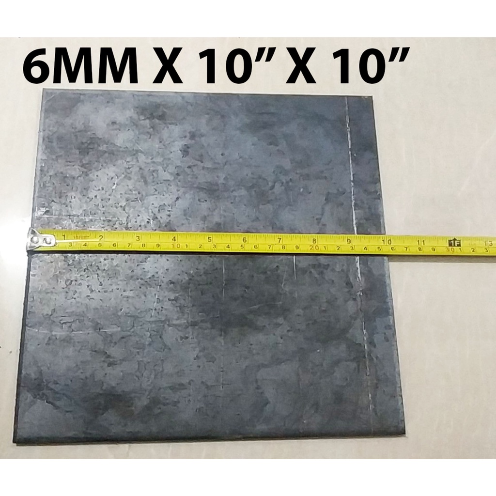 MS BASE PLATE 6MM X 10 INCHES X 10 INCHES MILD STEEL Shopee