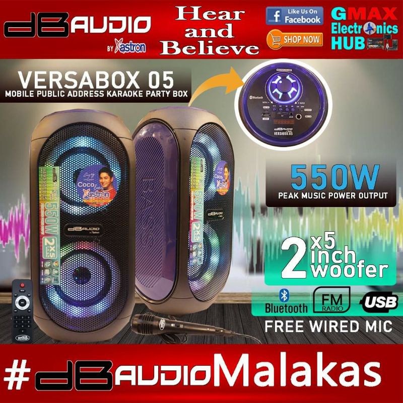 Versa Box 05 (DB AUDIO) | Shopee Philippines