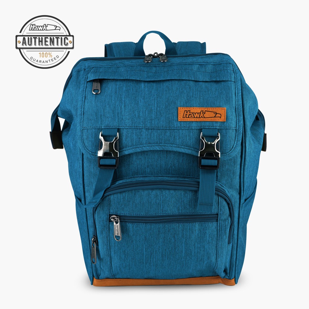 Hawk 5259 Backpack (Blue Green-Textured) | Shopee Philippines