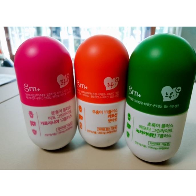 GRN Korea Slimming Juhong/Pink/Green Season 3 Chitosan Fat Out Diet ...