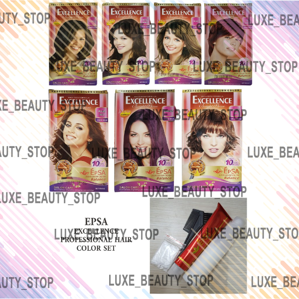 EPSA EXCELLENCE HAIR COLOR SET | Shopee Philippines