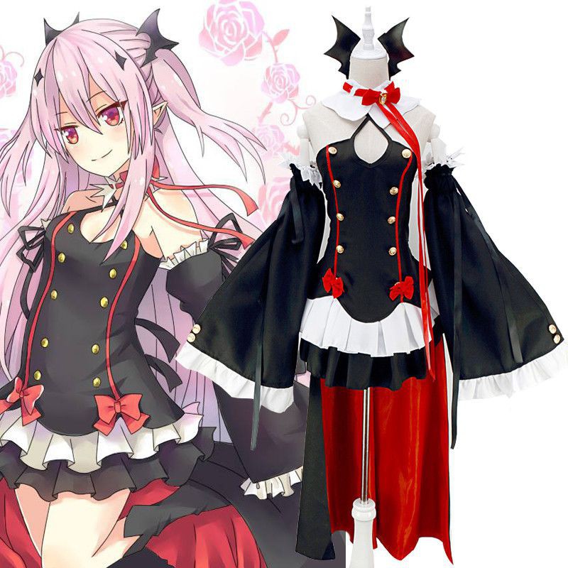 Anime Seraph of The End Owari No Seraph Krul Tepes Cosplay Costume ...