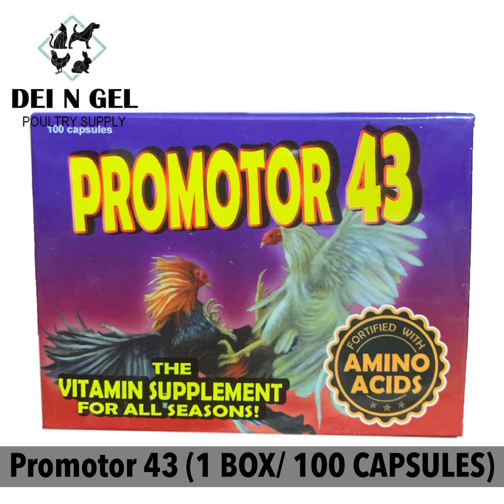 EXCELLENCE PROMOTOR 43 For Gamefowl (1 BOX/100 CAPSULES) | Shopee ...
