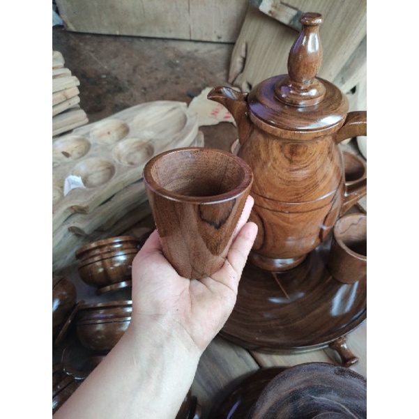 shot glass 3x3. made in magcono ironwood | Shopee Philippines