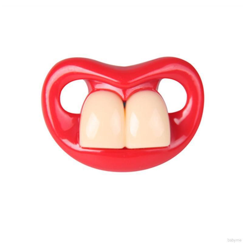 Funny Silicone Pacifier Funny Teeth Dummy Joke Pacifier Prank | Shopee ...