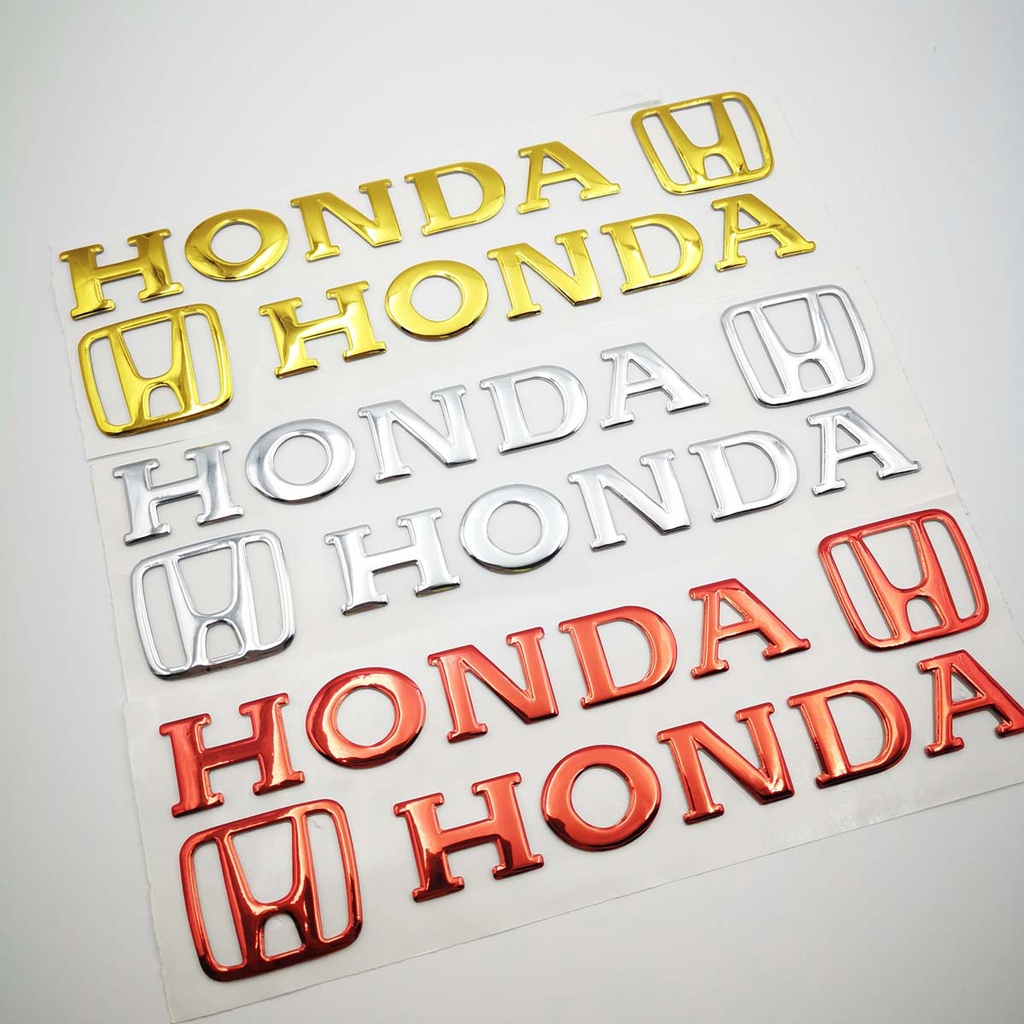 Motor 3D Sticker Honda For Motorcycle Resin Gel Badge logo Sticker ...