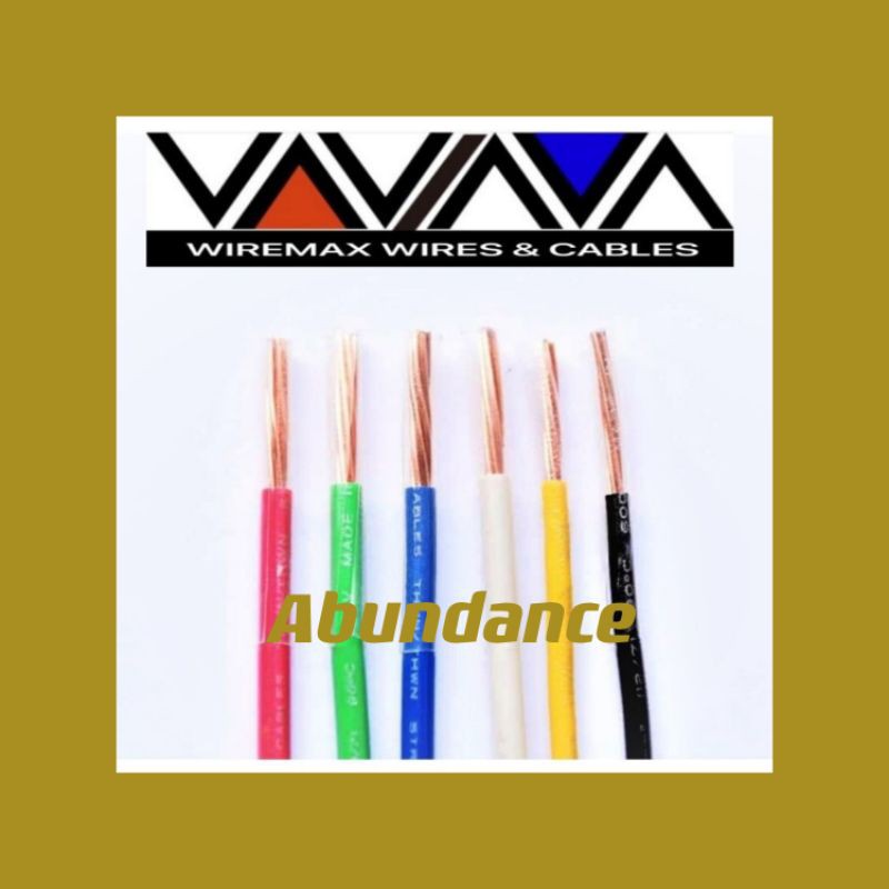 WIREMAX THHN/THWN STRANDED WIRE 14/7(2.0mm) 12/7(3.5mm) 10/7(5.5mm) 8/7 ...