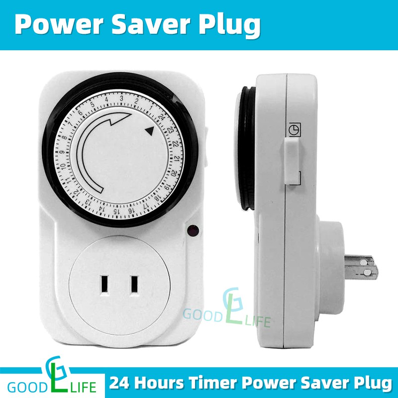 24 Hours Mechanical Plug Timer Power Saver | Shopee Philippines