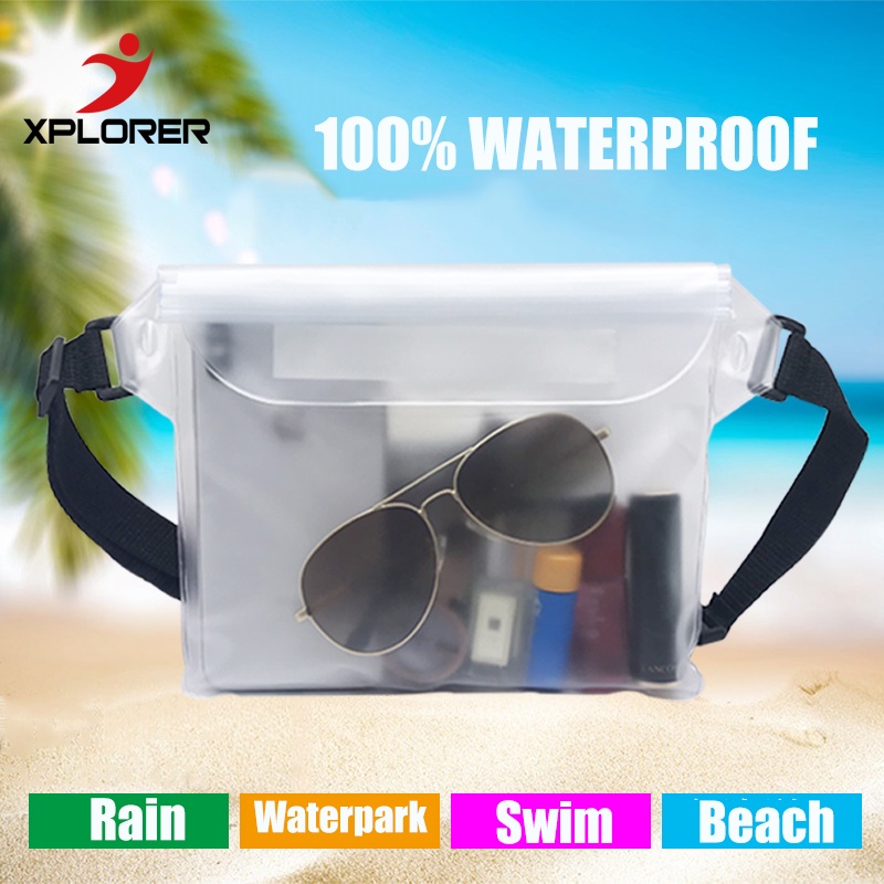 Waterproof Pouch Beach Waist Pack Boating Swimming Snorkeling Beach ...