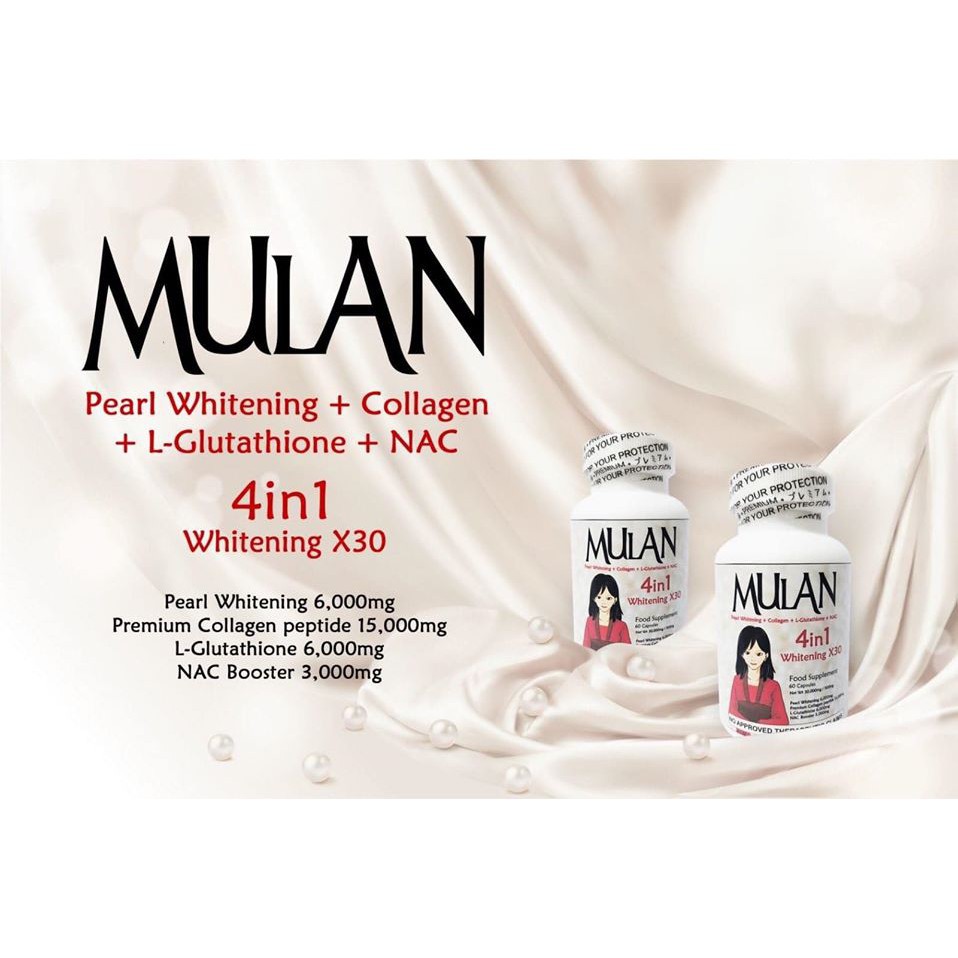 Ospa Mulan Collagen x30 Whiteing 500mg/60 Capsules | Shopee Philippines