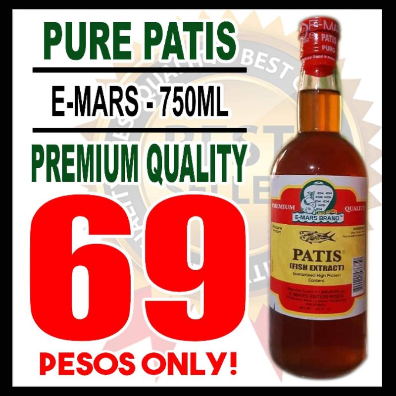 Pure DM Authentic Patis 750ML | Shopee Philippines