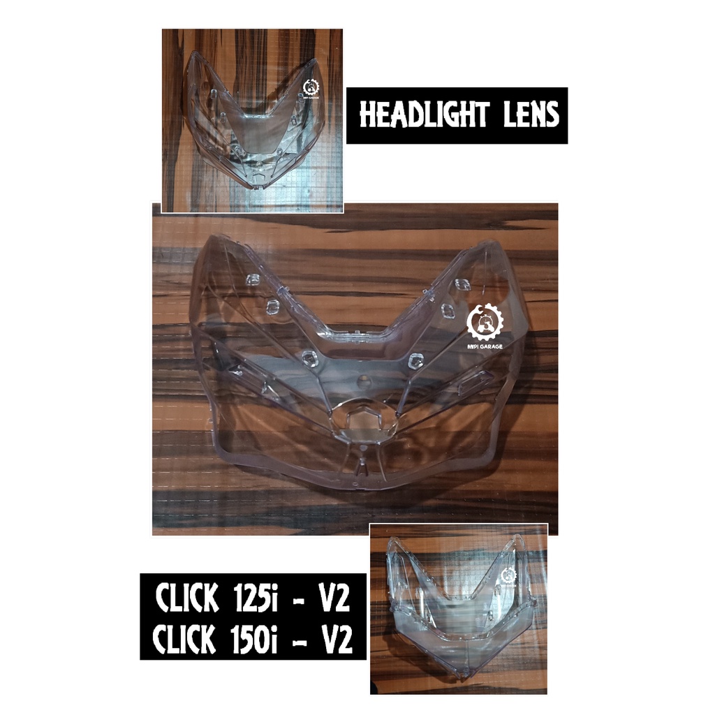 HEADLIGHT LENS - HONDA CLICK 125i/150i V2 | Shopee Philippines