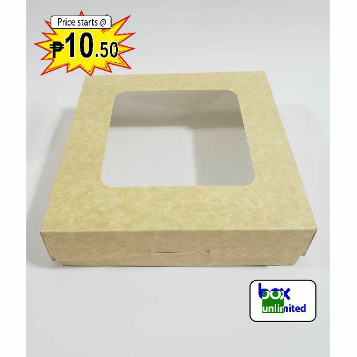 Pastry box 8x8x2.5 (20 pcs) | Shopee Philippines
