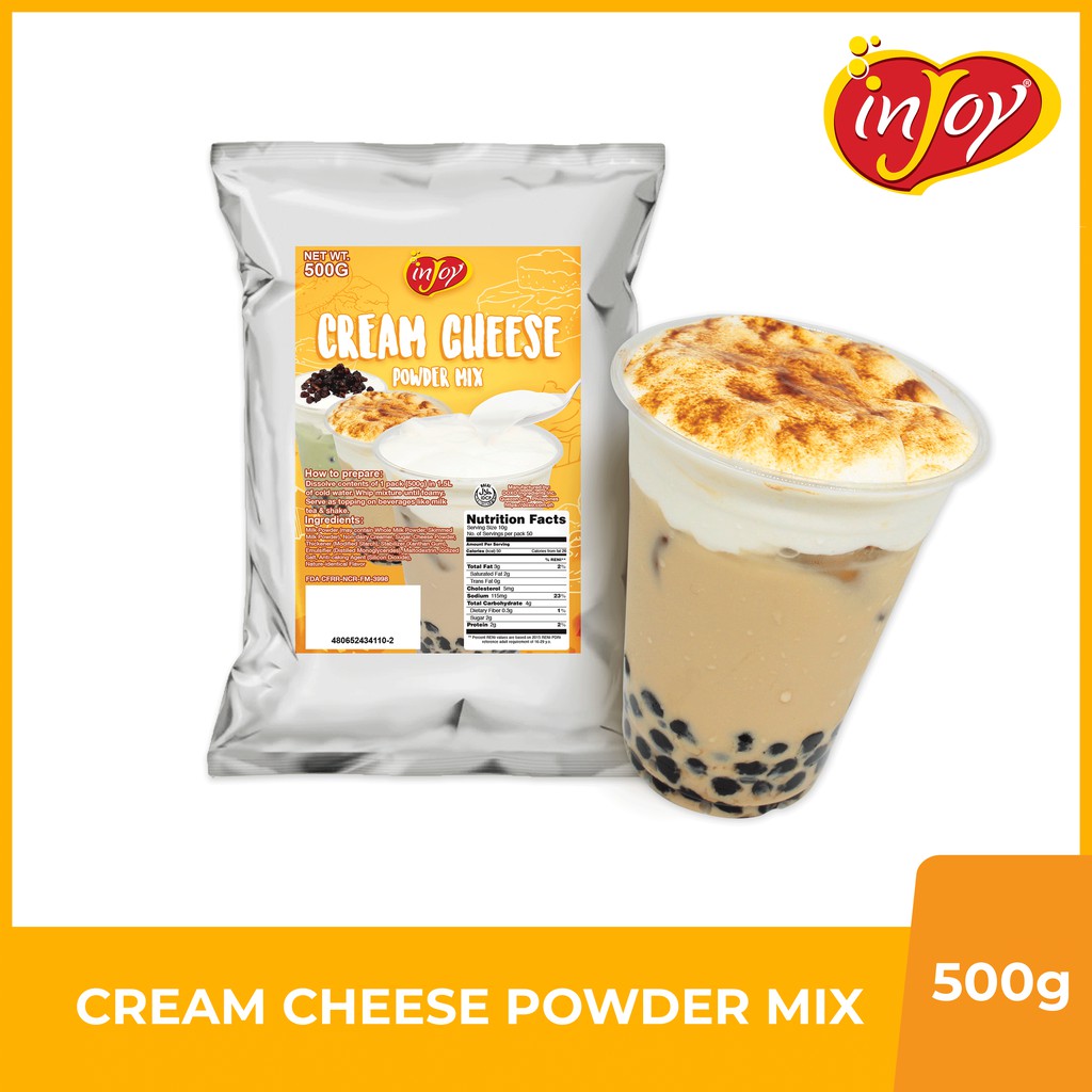 inJoy Cream Cheese 500gm | Cream Cheese Topping for Milk Tea, Beverages ...