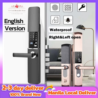 Security Fingerprint Door Lock Digital Code +Touch Password+Keypad+Card ...