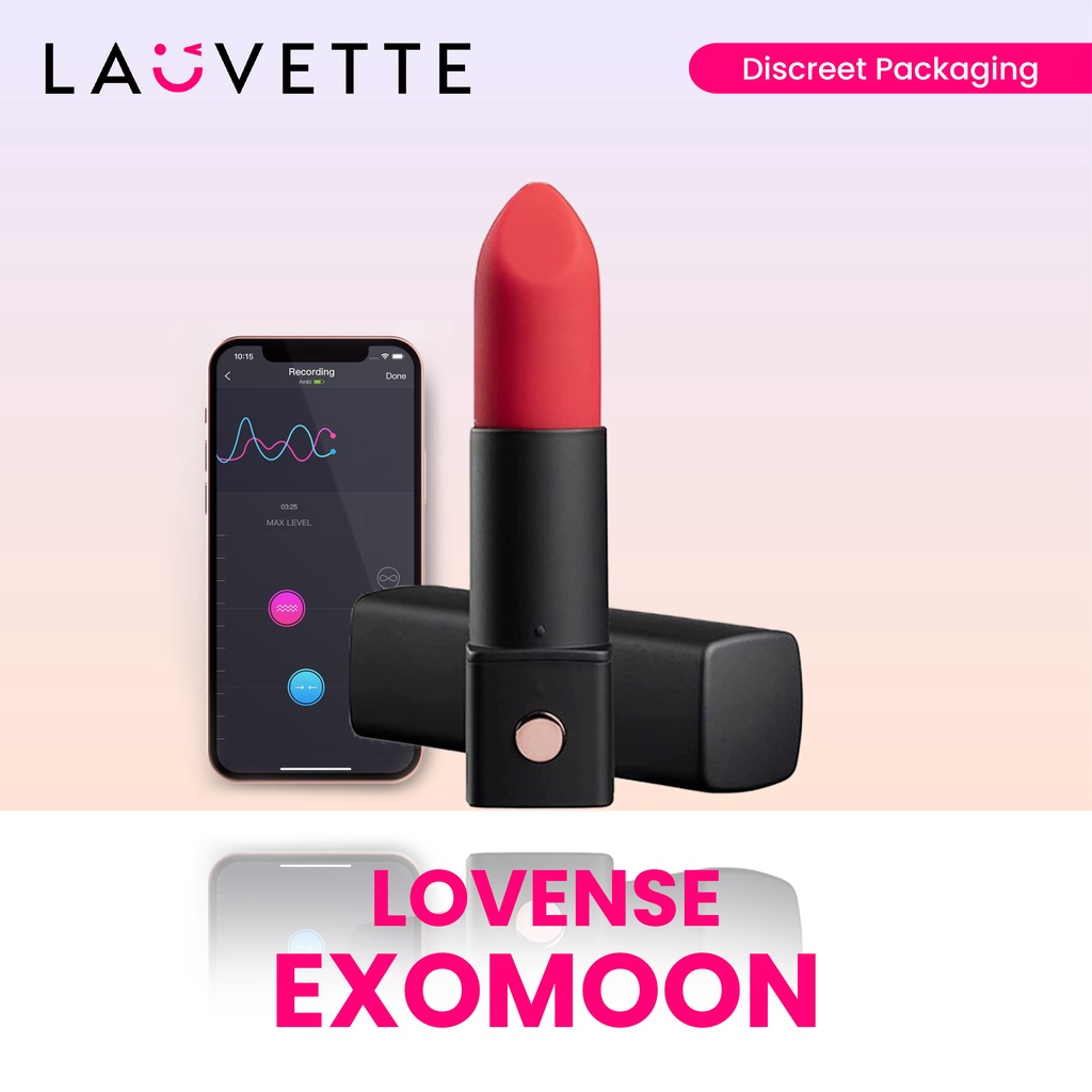 Lovense Exomoon App-Controlled Lipstick Vibrator | Shopee Philippines