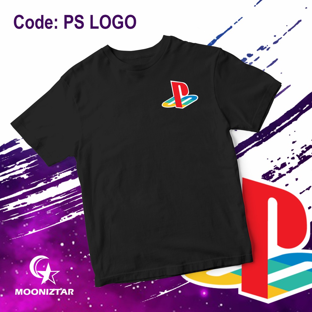 Playstation Logo /ps1 logo / T-Shirt - mooniztar | Shopee Philippines