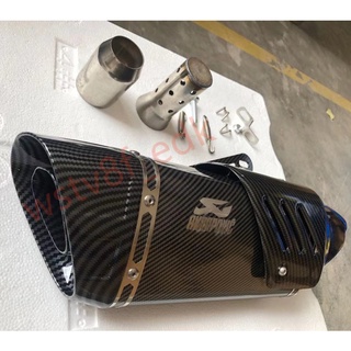 AKRAPOVIC M1 Motor Exhaust Muffler Pipe (38-51mm inlet) | Shopee ...